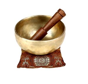 4 inch tibetan handmade singing bowls for meditation and healing through vibration, handmade in nepal by thamelmart