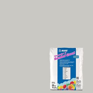 mapei keracolor s warm gray cementitious sanded powder grout - 25lb bag