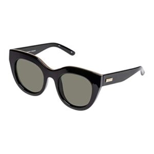 le specs women's air heart sunglasses black