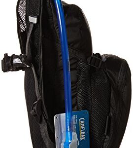 CamelBak Mini M.U.L.E. Kids Hydration Backpack for Hiking and Biking - 50oz, Black/Flames