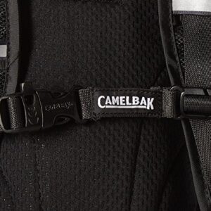 CamelBak Mini M.U.L.E. Kids Hydration Backpack for Hiking and Biking - 50oz, Black/Flames