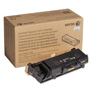 xerox genuine phaser 3330/workcentre 3335/3345 black standard capacity toner cartridge (2,600 pages) - 106r03620