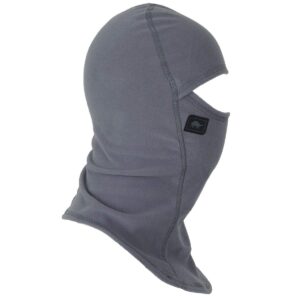 turtle fur recycled micro fur fleece maxclava single-layer performance balaclava, graphite