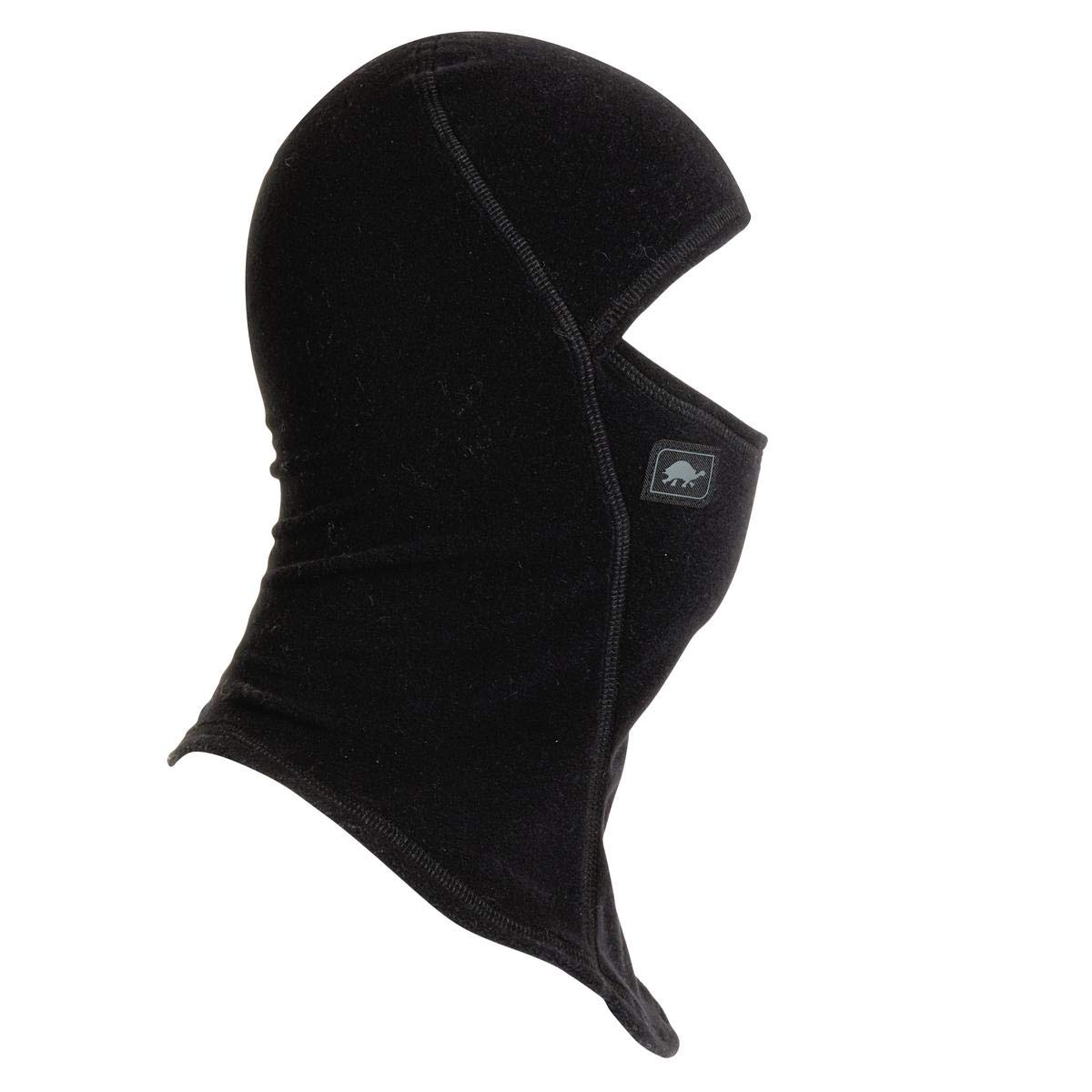 Turtle Fur Recycled Micro Fur Fleece MaxClava Single-Layer Performance Balaclava, Black