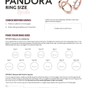 Pandora Sparkling & Polished Lines Entwined Ring - Rose Gold Ring for Women - Chic Cocktail Ring - Gift for Her - 14k Rose Gold-Plated Rose with Cubic Zirconia - Size 7.5