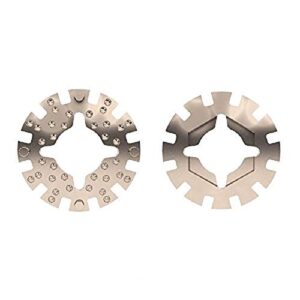 cmt oma31-x2 pair of universal adapters for multi-tool blades oscillating multicutter, gray