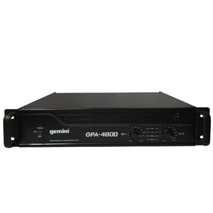 Gemini GPA-4800 4000W Professional DJ Power Amplifier