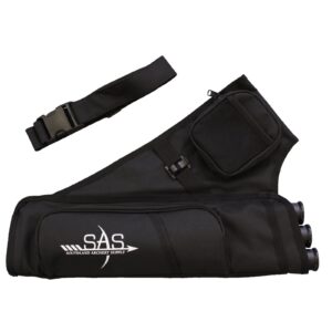 sas 3 tube target quiver (black)