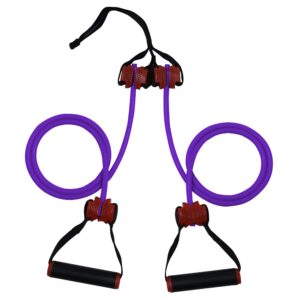 lifeline trainer cable for low impact strength training and greater muscle activation, 20 lbs, purple