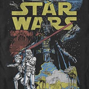 STAR WARS Men's Galactic Battle T-Shirt - Black - X Large