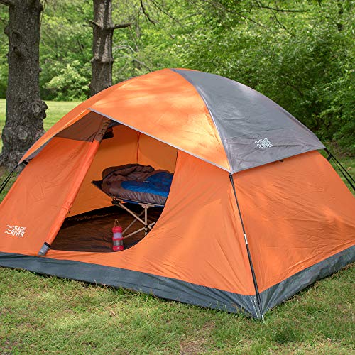 OSAGE RIVER Glades 4-Person Tent - Orange/Titanium