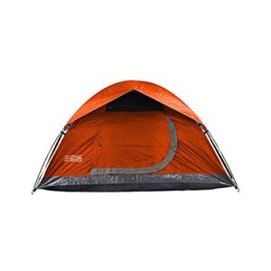 OSAGE RIVER Glades 4-Person Tent - Orange/Titanium