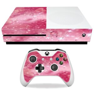 mightyskins skin compatible with microsoft xbox one s wrap cover sticker skins pink diamonds