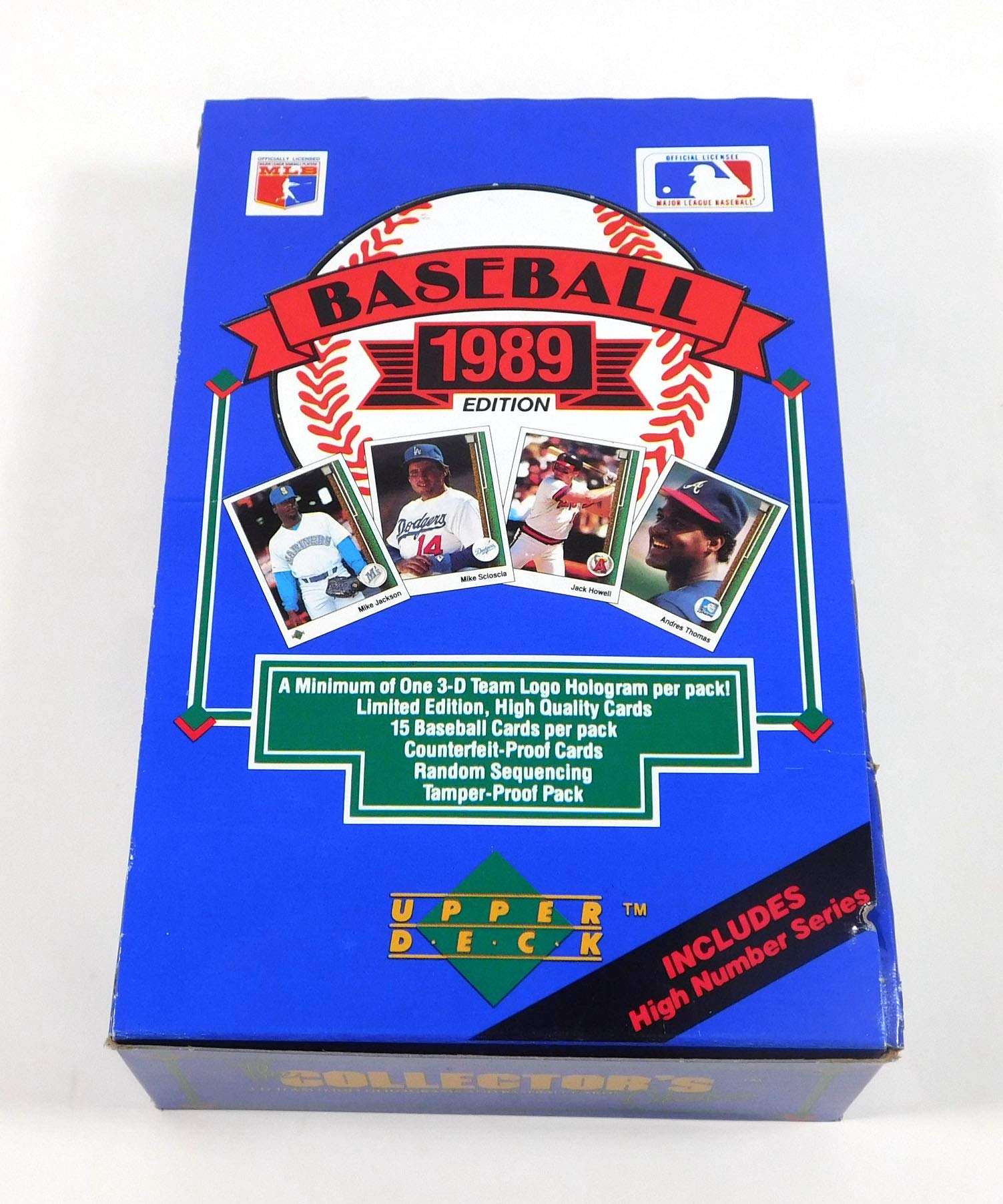 1989 Upper Deck High Series Baseball Card Hobby Box