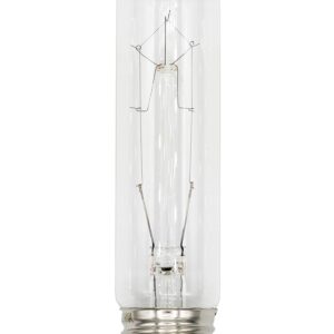 Creative Hobbies® 3090 (Pack of 4) 40T10/CL - 40 Watt T10 Clear Tubular - 120V - Medium (E26) Base - Incandescent Light Bulbs