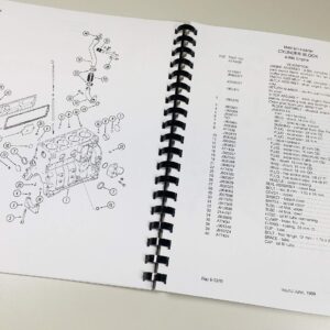 Case 1840 Uni Loader Parts Manual Catalog Skid Steer Assembly Exploded Views