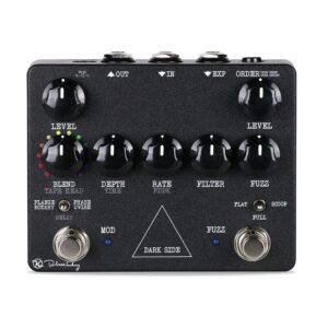 keeley dark side fuzz mod workstation pedal, black (kdark)