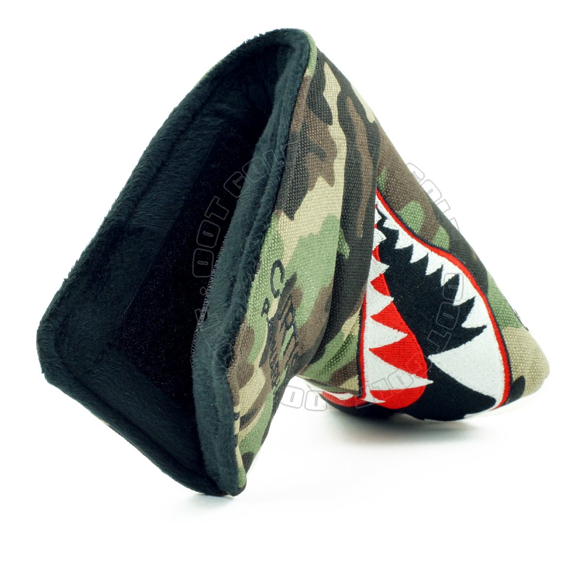 Fighter Plane Headcover for Blade and Midsize Mallet Putter, Camouflage