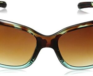 Tifosi Women's Lust Wrap Sunglasses, Blue Tortoise, 134 mm