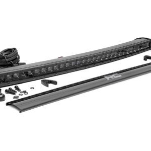 Rough Country 30" Black Series Curved Single Row CREE LED Light Bar - 72730BL