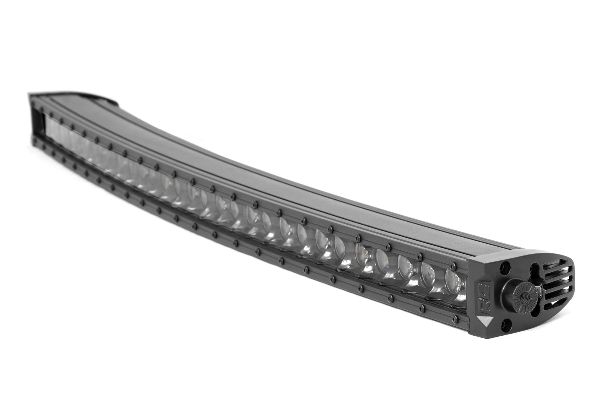 Rough Country 30" Black Series Curved Single Row CREE LED Light Bar - 72730BL