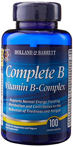 Complete B Vitamin B-Complex 100 Easy to Swallow Coated caplets