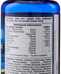 Complete B Vitamin B-Complex 100 Easy to Swallow Coated caplets