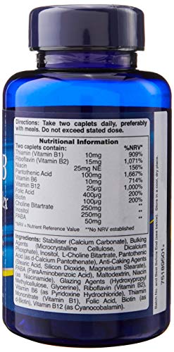 Complete B Vitamin B-Complex 100 Easy to Swallow Coated caplets