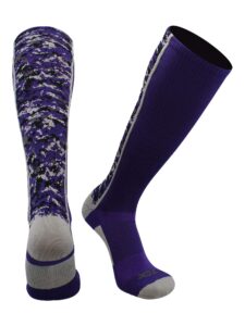 tck digital camo otc socks (purple, x-large)