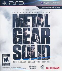 metal gear solid the legacy collection ps3 game brand new sealed (no artbook)