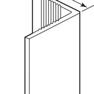 Prime-Line MP10067 Corner Shield Perforated, 1-1/8 In. x 48 in, Vinyl Construction, White (5 Pack)