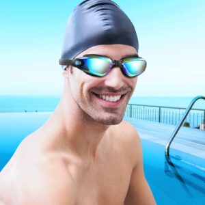 Aegend Swim Goggles, Swimming Goggles No Leaking Full Protection Adult Men Women Youth