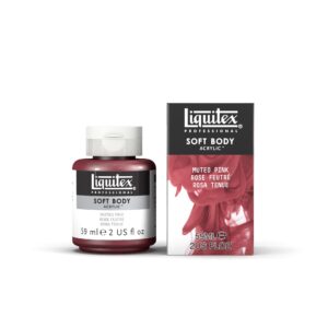 liquitex special release collection soft body acrylic paint 2-oz tube-muted pink, 2 oz, 2 fl