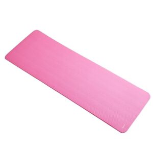 Amazon Basics Extra Thick Exercise Yoga Gym Floor Mat with Carrying Strap, 74 x 24 x .5 Inches, Pink