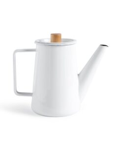 kaico enamel coffee pot designed by makoto koizumi