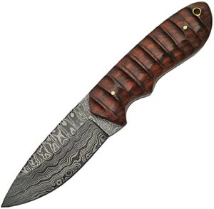 szco supplies damascus steel hunting knife