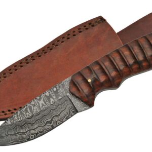 SZCO Supplies Damascus Steel Hunting Knife