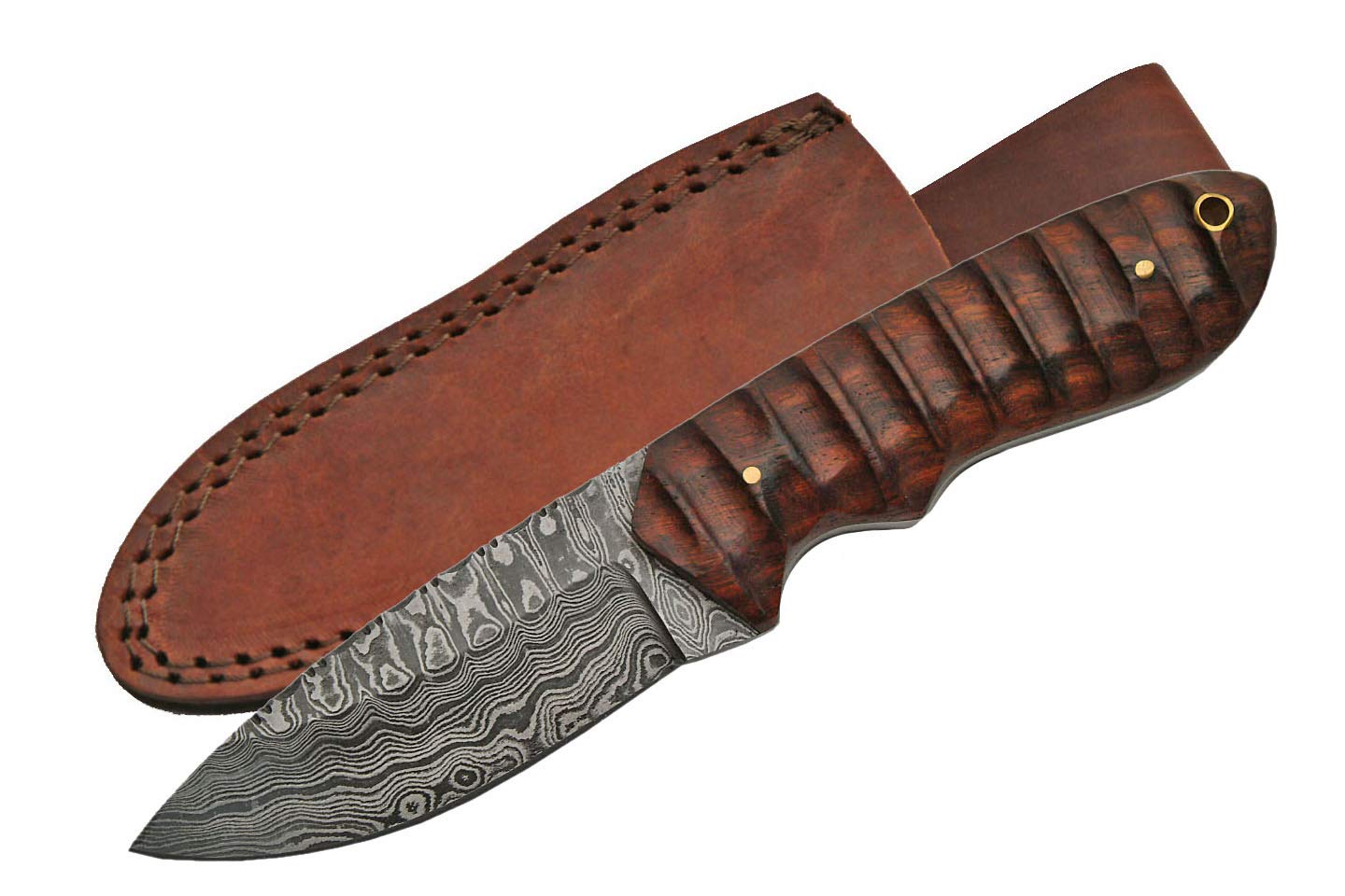 SZCO Supplies Damascus Steel Hunting Knife