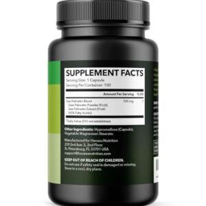 Saw Palmetto for Men Prostate Supplement | Prostate Support Supplement for Men's Health | Potent Saw Palmetto for DHT, Urinary and Prostate Health | Over 3 Month Supply Saw Palmetto Supplement