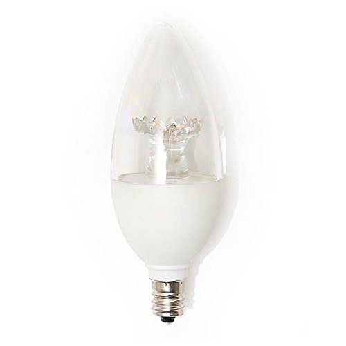 EcoSmart 40W Equivalent Soft White Clear LED Light Bulbs B11 Candelabra Base (3-Pack)