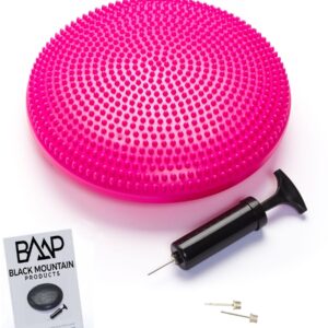 Black Mountain Products Exercise Balance Stability Disc with Hand Pump, Pink