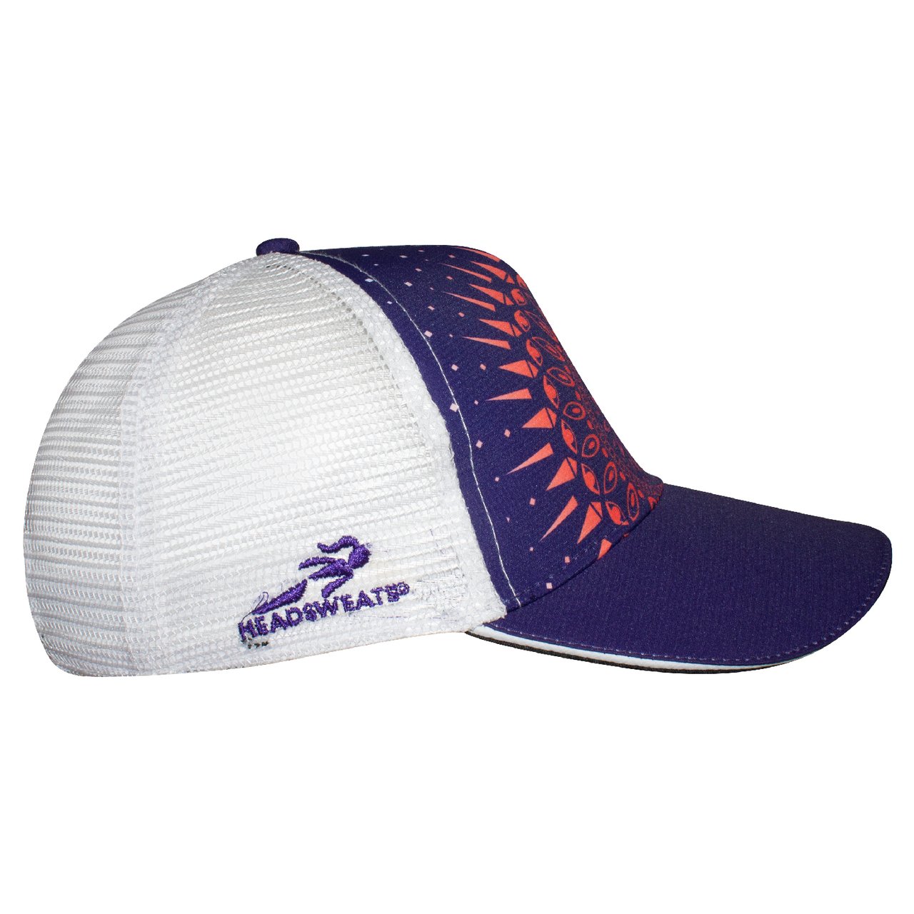 Headsweats Unisex Baseball-caps, White/Purple