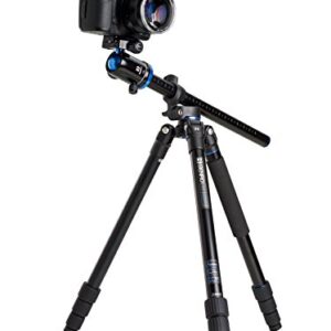 Benro FGP28A SystemGo Plus Tripod Only, Travel, Aluminum with Monopod, Black