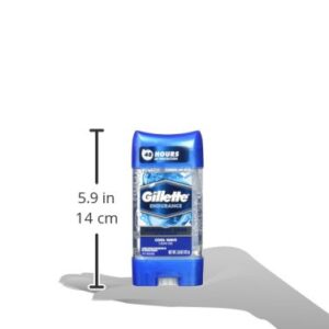 Gillette Antiperspirant Deodorant for Men, Cool Wave Scent, Clear Gel, 3.8 Oz (Pack of 3)