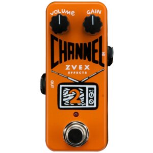 zvex effects channel 2 boost/distortion guitar pedal