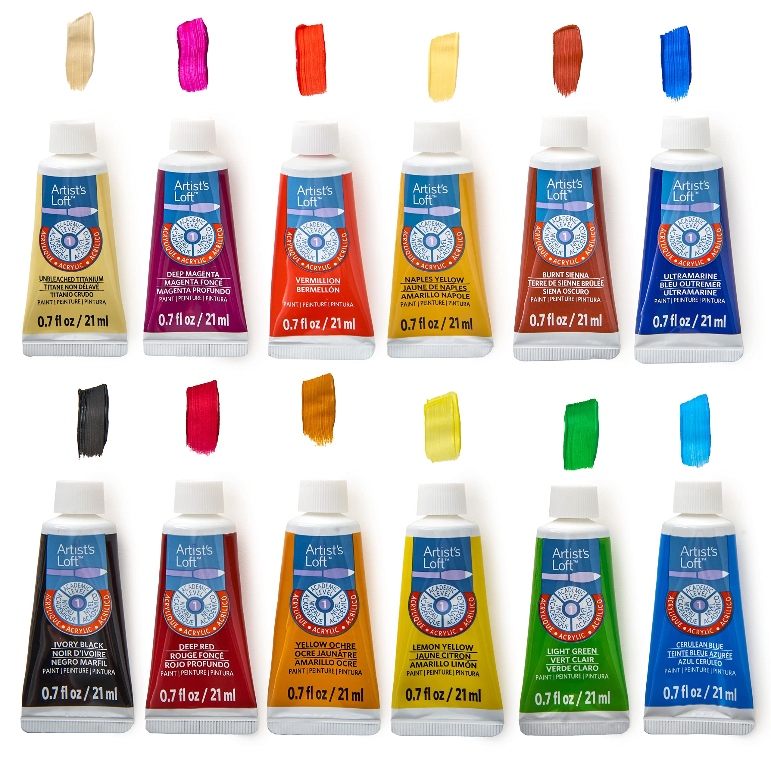 Artist's Loft Acrylic Paint Set, 24 Colors