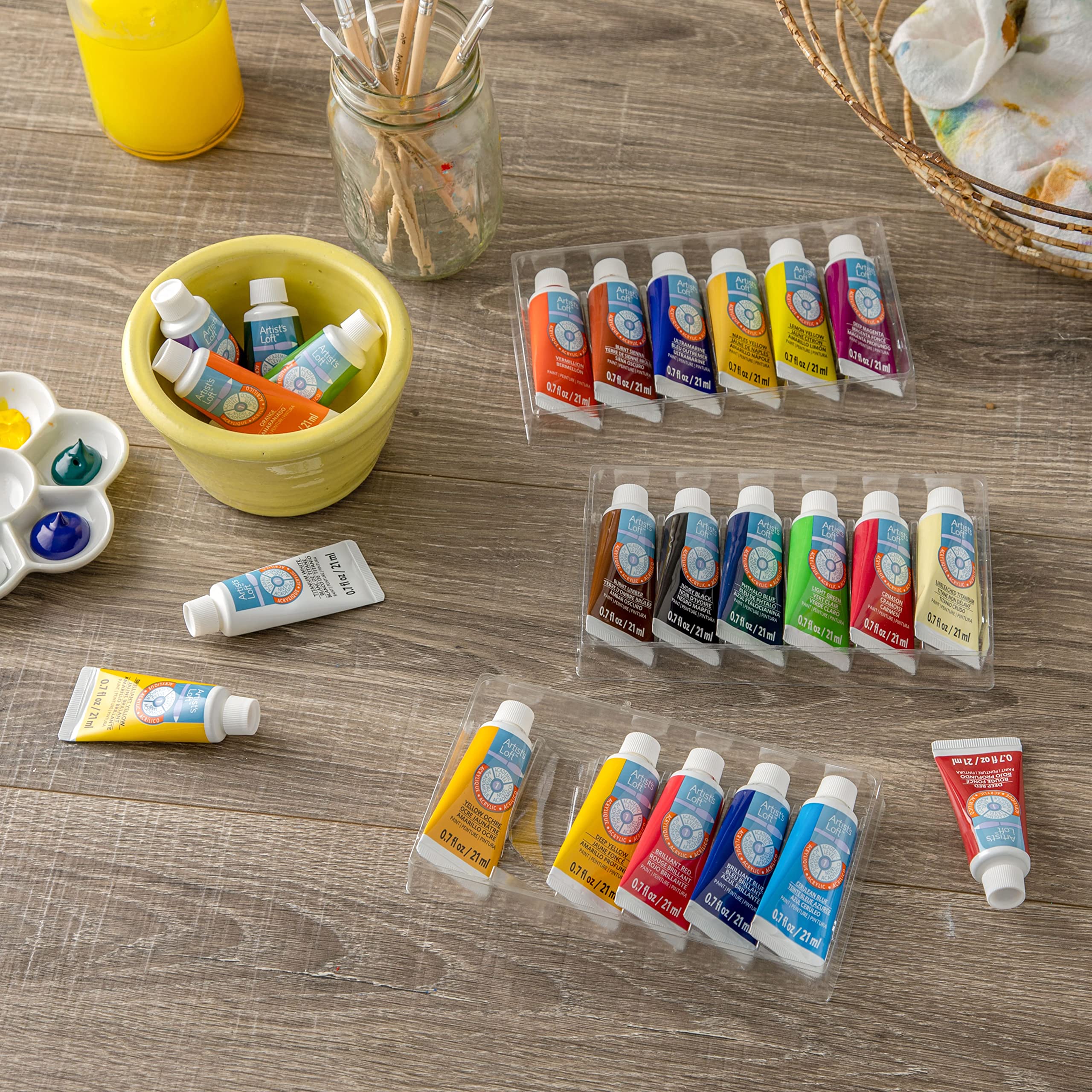 Artist's Loft Acrylic Paint Set, 24 Colors