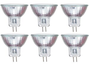 philips 417220 landscape lighting and indoor flood 10-watt mr11 12-volt light bulb 6-pack