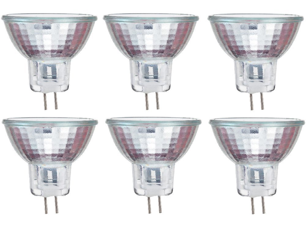 Philips 417220 Landscape Lighting and Indoor Flood 10-Watt MR11 12-Volt Light Bulb 6-Pack