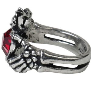 Claddagh By Night Ring (Size L , US 6)